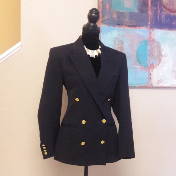 Austin Reed | Jackets & Coats | Austin Reed Navy Wool Military Style ...